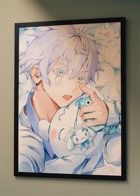 Gojo Satoru Cinnamoroll Cute Posters And Prints By Robinshon Printler