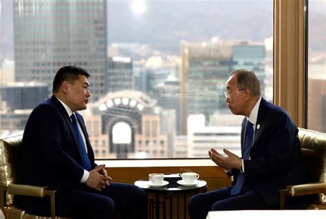 НҮБ ын Ерөнхий нарийн бичгийн дарга асан Бан Ги Мүн зургаадугаар сард Монголд ирэхээ илэрхийлэв