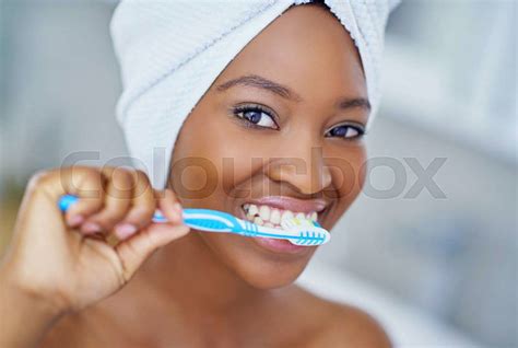 Black People Brushing Their Teeth 614 Black Man Brushing Teeth Stock