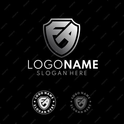 Premium Vector Initial Fa Shield Protect Logo Design