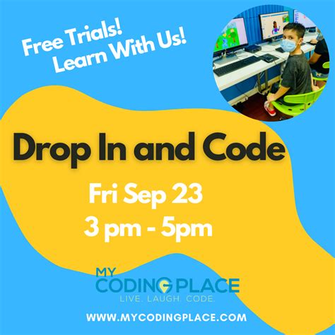 Drop In And Code My Coding Place