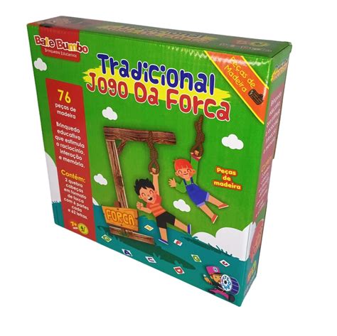 Jogo Da Forca Tradicional Em Madeira Divirta Se E Desenvolva