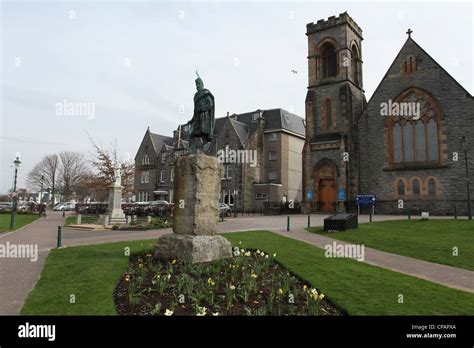 Bronze Statue Of Donald Cameron Of Lochiel And Duncansburgh Church Town Park Fort William