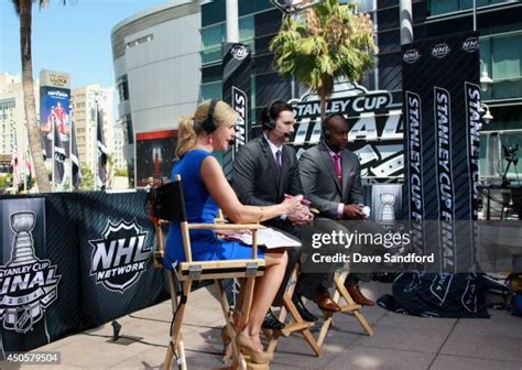 Nhl Network Live Talent Kathryn Tappen Mike Johnson And Kevin Weekes