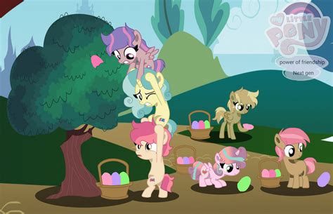 Mlp Next Gen Happy Easter 2024 By Shinobibrooke On Deviantart