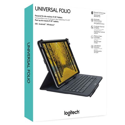 Logitech Universal Folio Keyboard For Ios Android Windows Buy N Cell