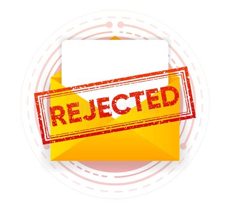 Rejection Notification Stock Illustrations 115 Rejection Notification