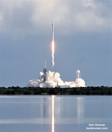 X 37b Secret Air Force Spaceplane Blasts Off On Spacex Falcon 9 As