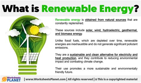 What Is Renewable Energy