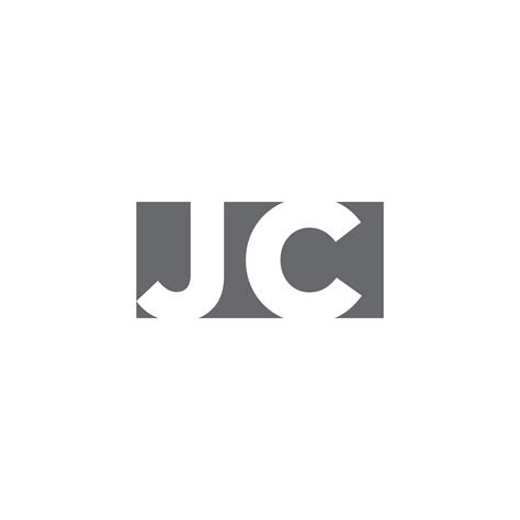 Jc Logo Monogram With Negative Space Style Design Template 2771775