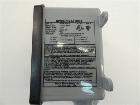 North Shore Safety Pgfs 83105 Industrial Grade Ground Fault Protection