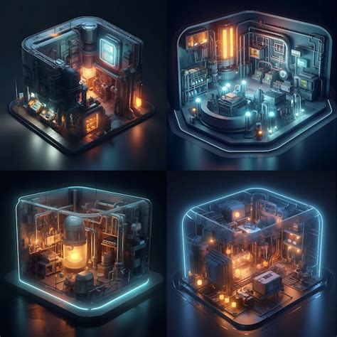 Premium Ai Image Reactor Core Room