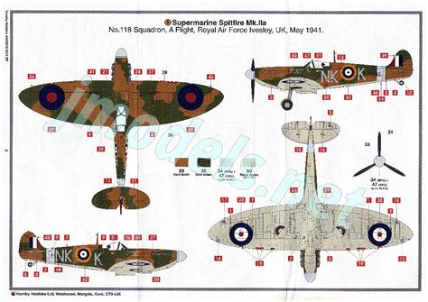 Supermarine Spitfire Mki Mkiia Airfix 172