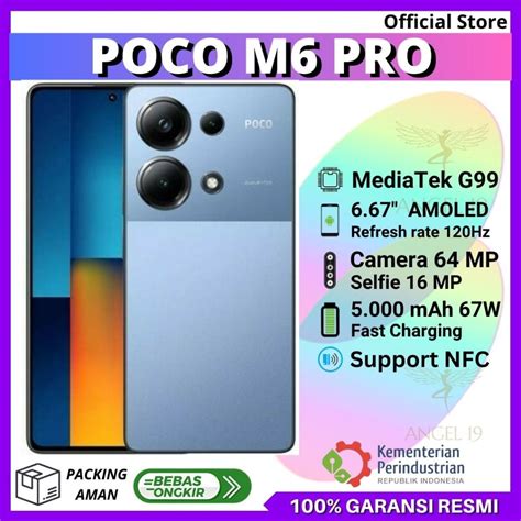 Jual Poco M Pro Gb Hz Flow Amoled Mp Garansi Resmi Shopee Indonesia
