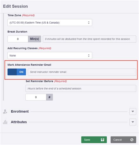 overview of instructor led course ilc settings absorb help center