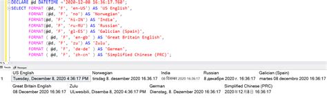 SQL CONVERT Date Formats And Functions