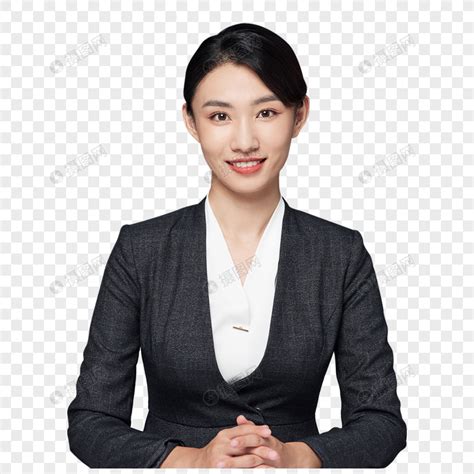 女性新闻记者形象元素素材下载 正版素材402146711 摄图网