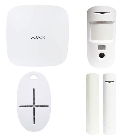 Ajax StarterKit Cam HUB2 MotionCam DoortProtect SpaceControl White