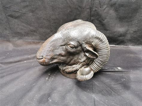 Antiques Atlas Bronze Rams Head Sold As869a178