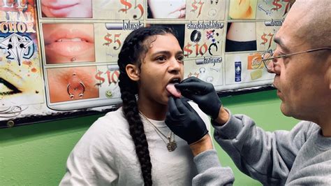 Getting My Tongue Pierced Youtube