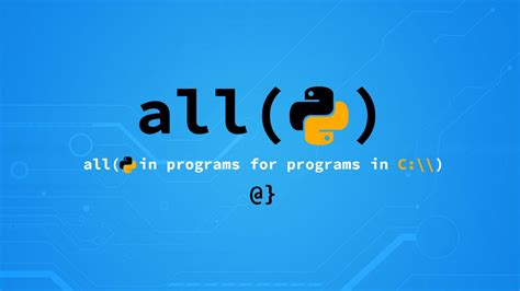 Pythons All Built In Function For Searching Among The Many