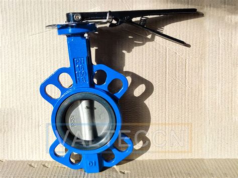 Ductile Iron Butterfly Valve With Wafer Style Pn16 Valteccn