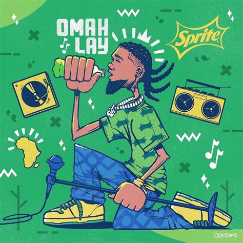 Sprite Omah Lay Illustration Nel 2024 Illustrazione