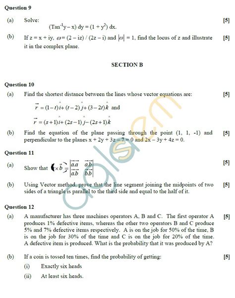 ISC Class 12 Sample Paper 2019 2018 2017 Mathematics AglaSem Schools