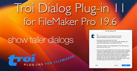 pr troi dialog plug in 11 for filemaker 19 6 show taller dialogs