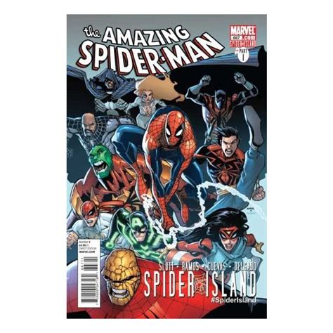 Amazing Spider Man 1998 667 90 Vfnm Spider Island House Of M Comics