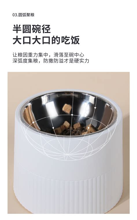 不锈钢狗碗宠物碗加高护颈防打翻宠物狗食盆防黑下巴大口径高腳碗 阿里巴巴