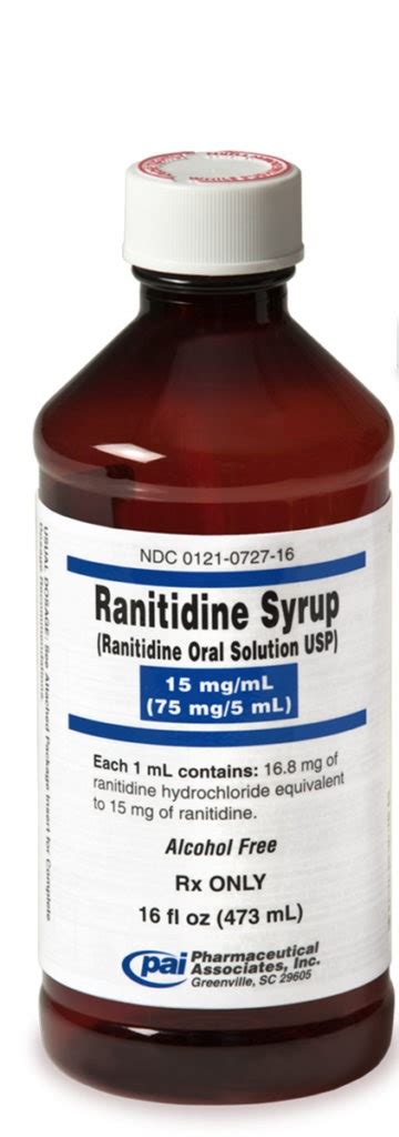 Ranitidine Syrup 15mg Ml 16oz
