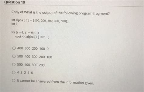 Solved Question 1 Given The Declaration Int Beta 20 The