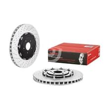 X BREMBO BREMSSCHEIBEN Mm BREMSSCHEIBE ZWEITEILIG GELOCHT INNENBEL VORNE