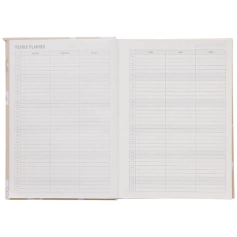 Otto A5 Day To Page Undated Diary Floral Abstract Officeworks