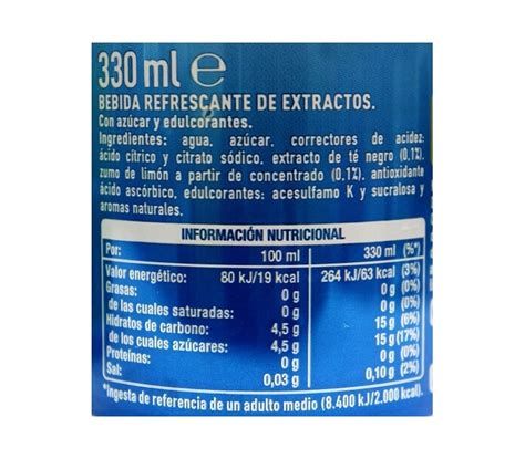 Bebida De Te Limon Nestea 330 Ml