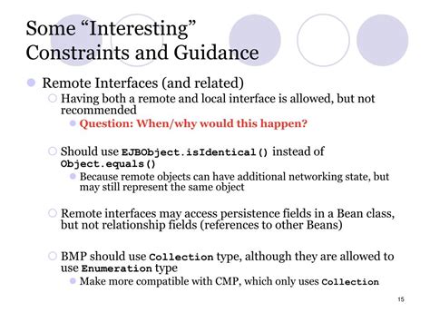 PPT EJB Overview Constraint Types And Enforcement In JBoss PowerPoint Presentation ID