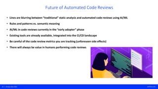 Automated Code Reviews With AI And ML DevOps Next PPT
