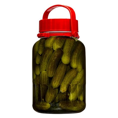 Стъклен буркан за съхранение 4 л Harvest с червен капак Pasabahce цена от 18 90 лв в Levon