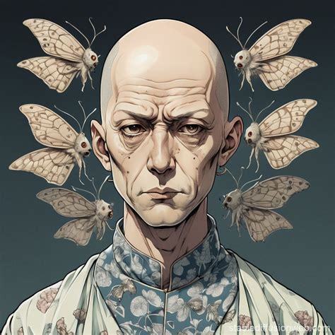 Moth Man Illustration Stable Diffusion Online