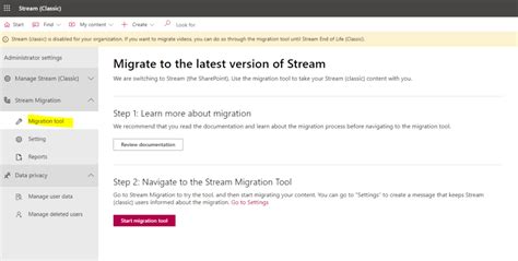 How To Migrate Classic Stream To Sharepoint Stream