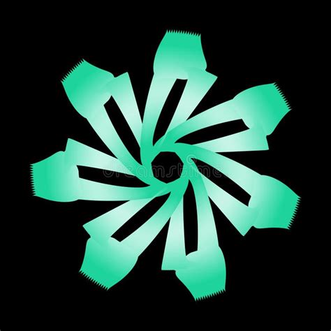 Spiral Star Grid Vector Image With Circular Transition Stock Vector Illustration Of Light