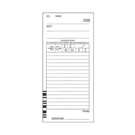 Clocking Cards Clocking Systems