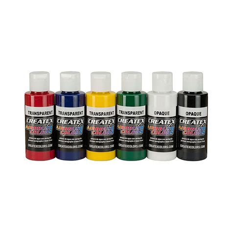 Createx Primary Color Kit 60ml 6 Set Highlights