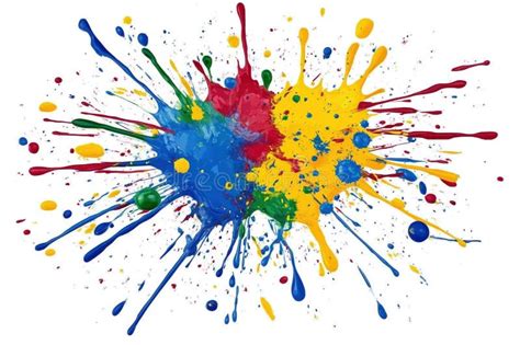 Colorful Splatter Texture