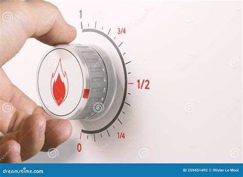 Reducir El Uso De Gas Reducción Del Consumo De Energía Foto De