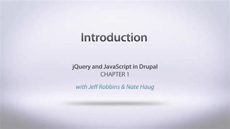 Introduction To Jquery And Javascript In Drupal Drupal 6 Drupal 7
