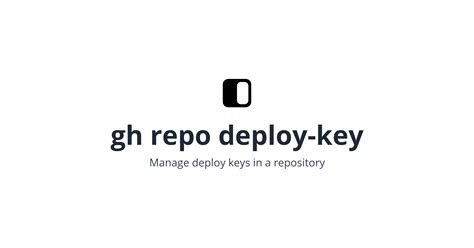 Gh Repo Deploy Key Fig