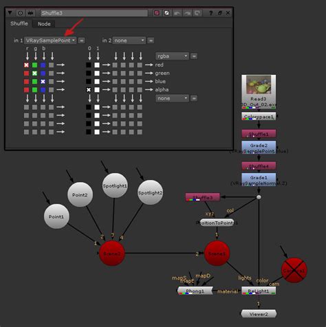25d Relighting In Nuke With Vray Luca Mignardi