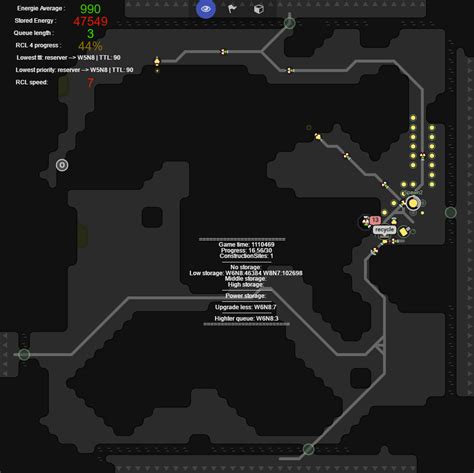 Layout Visualization Screeps